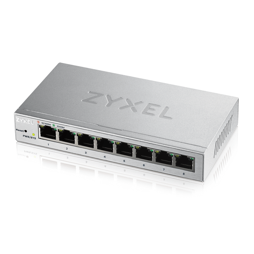 Zyxel GS1200-8,8 Port Gigabitwebmanaged Switch