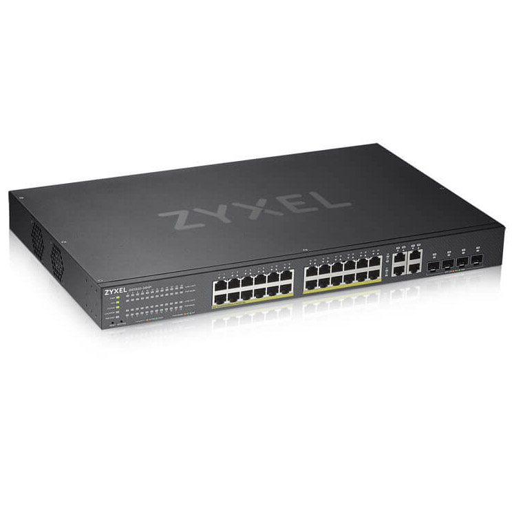 Zyxel GS1920-24HPv2,28xPoESmar switch 24xG PoE,4xGiga,375W
