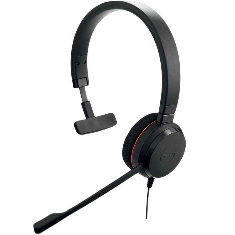 Jabra Evolve 20 MS MONO, USB,NC, Mute&Vol. control on cord