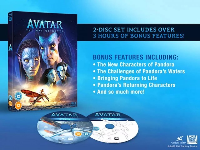 Avatar The Way of Water Blu-ray