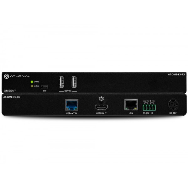 Omega 4K/UHD HDMI prijemnikAV signala sa USB,PoE,IR,RS232