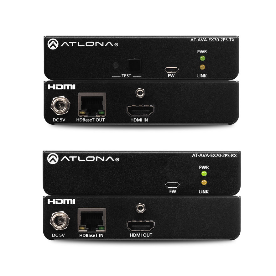 Video ekstender komplet 4K HDRHDMI-HDBaseT,TX/RX,HDMI do 70m