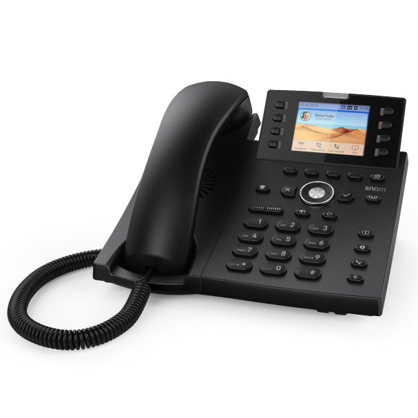Snom D3XX Desk Telephone TFT color display, 4 funk.tastera