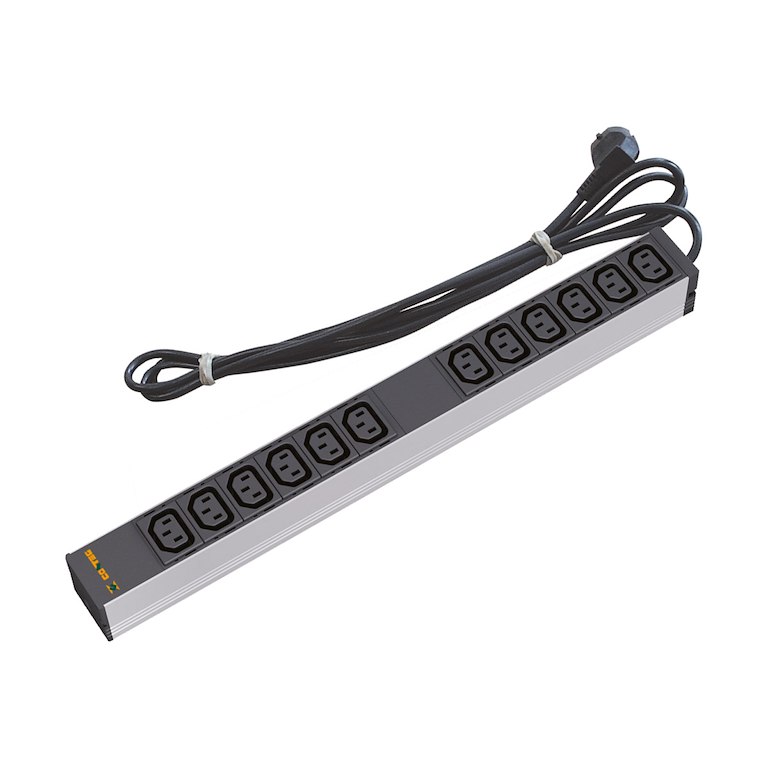 Basic PDU, IEC-320-C20 3m, 20xC13, 4xC19, 16A, vert.