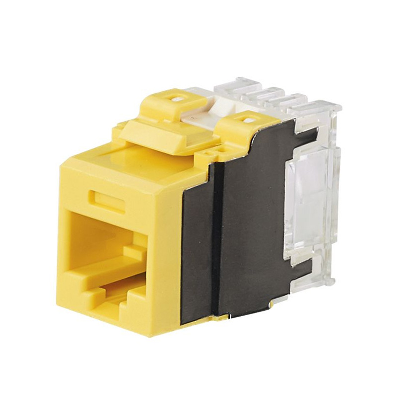 NetKey® Modul RJ45 CAT6A UTP, Punchdown, žuti