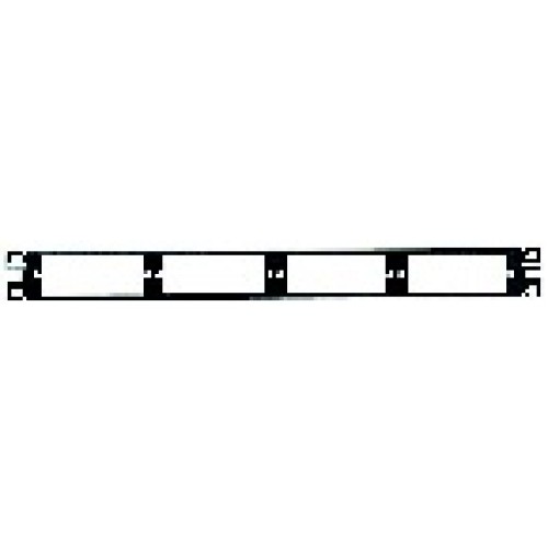 Patch panel FO, za 4xFAP ili FMP, 1U, crni