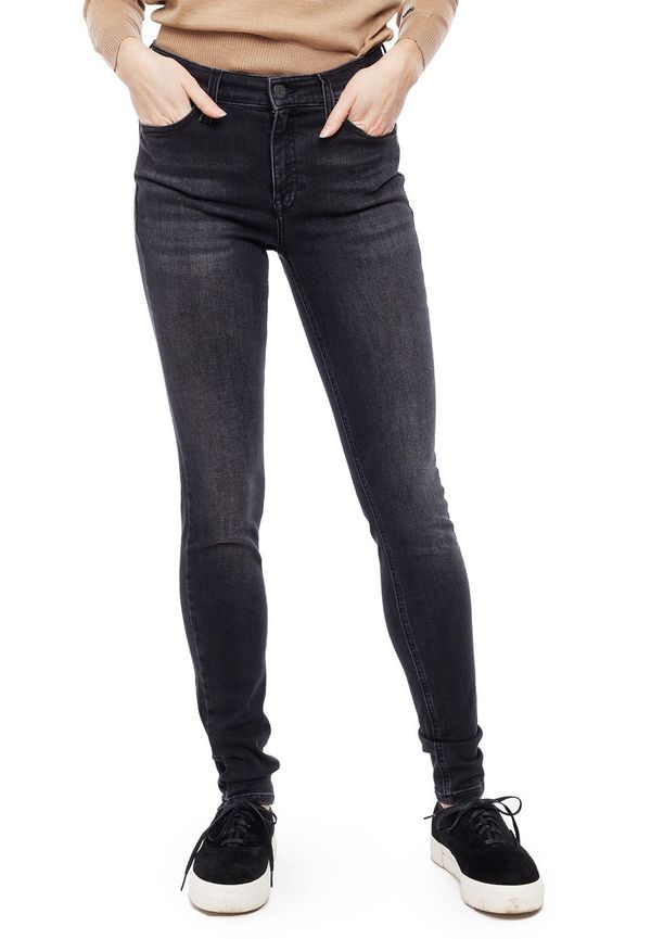 TOMMY JEANS JEANS - MID RISE SKINNY NORA WSTBK GREY