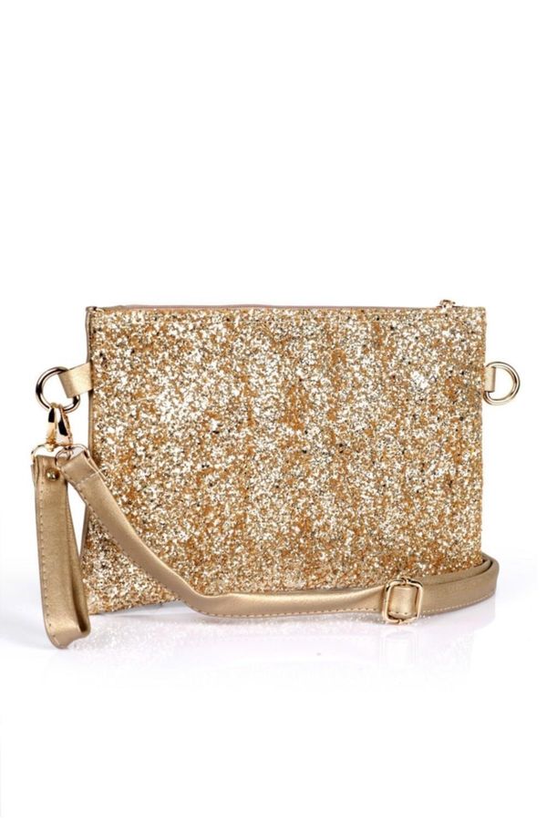 CAPONE OUTFITTERS SEQUIN PARIS 220 WOMEN'S CLUTCH BAG