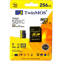 SD Card256 GB TwinMOS TM256MSDXC10V30U3