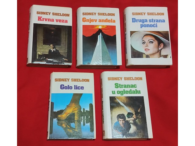 Sidni Šeldon komplet 5 knjiga Sidney Sheldon