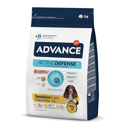 Advance Dog Food Sensitive Medium&Maxi Losos&Pirinač 3kg