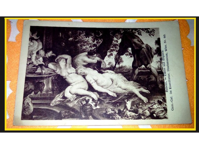 STARA RAZGLEDNICA ✿ Rubens ❁ Cimon und Efigenia  ❁ ✿ ❀