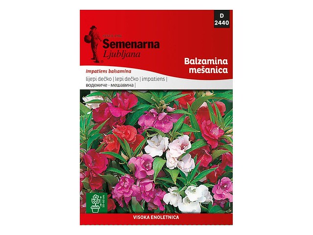 Seme za cveće Lepi Jova - mešavina - Impatiens balsamina 2440