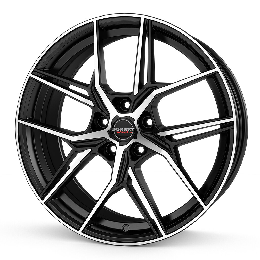 BORBETQX BLACK POLISHED MATT 19x8-5/114.3