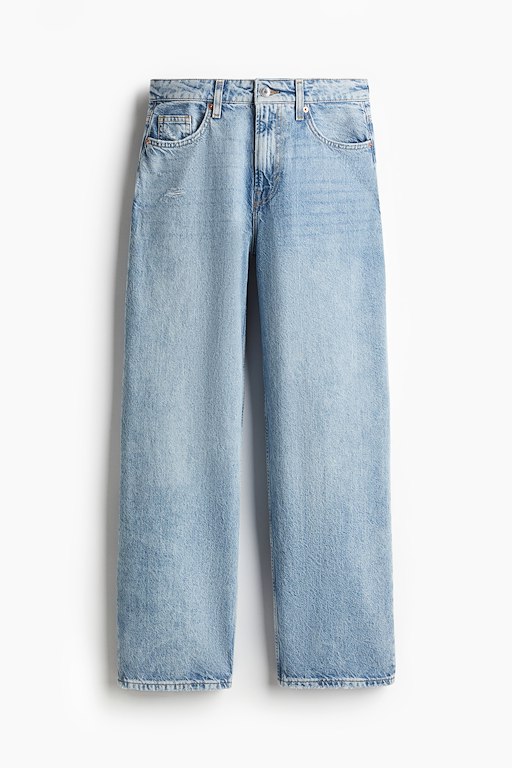 Petite Length Baggy High Jeans