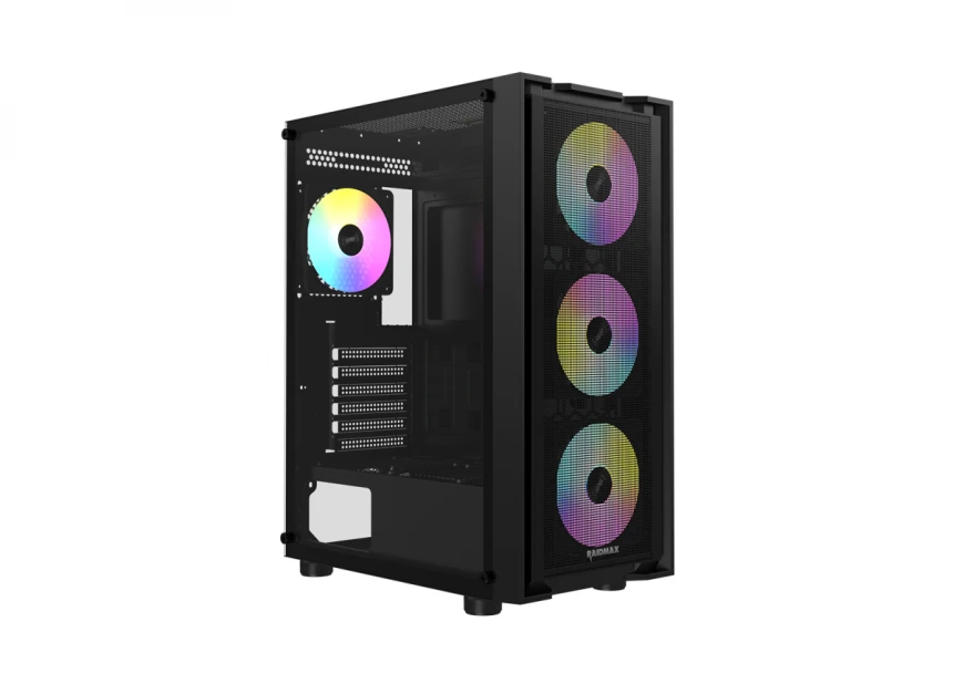 Kuciste Raidmax Vector 216 Black 4 x RGB fan/Window/V216TBF