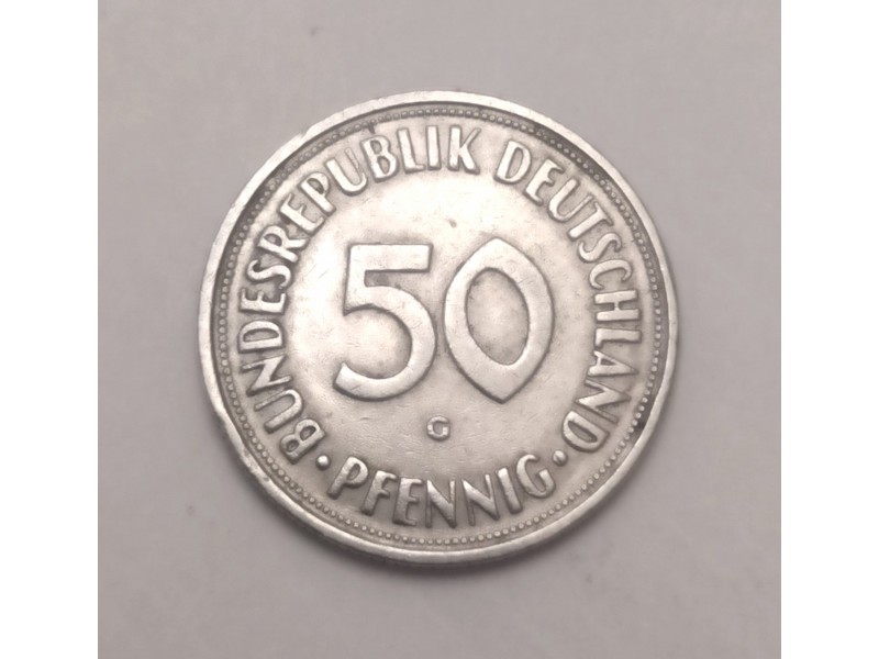 ** NEMAĆKA - 50 FENINGA 1950. - G