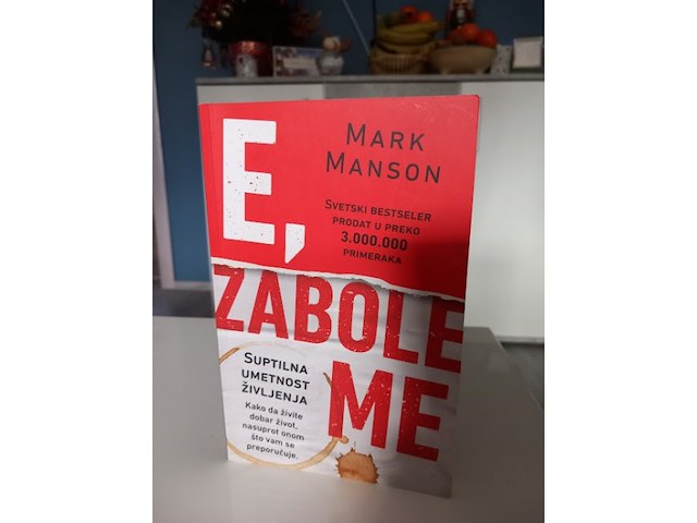 E, zabole me - Mark Manson