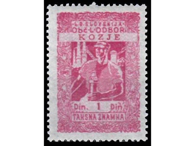 BA-TAKSENA MARKA OPŠTINE KOZJE 1954