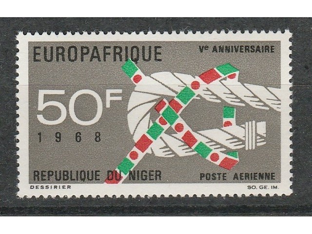 Niger - Europafrica - 1968 - MNH