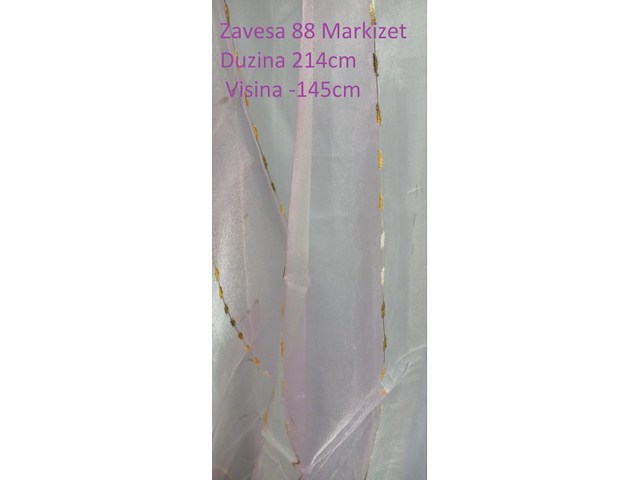 Zavesa 88 Markizet Duzina 214cm Visina -145cm