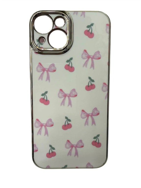 Maska Custom Fit za iPhone 13 pink bows