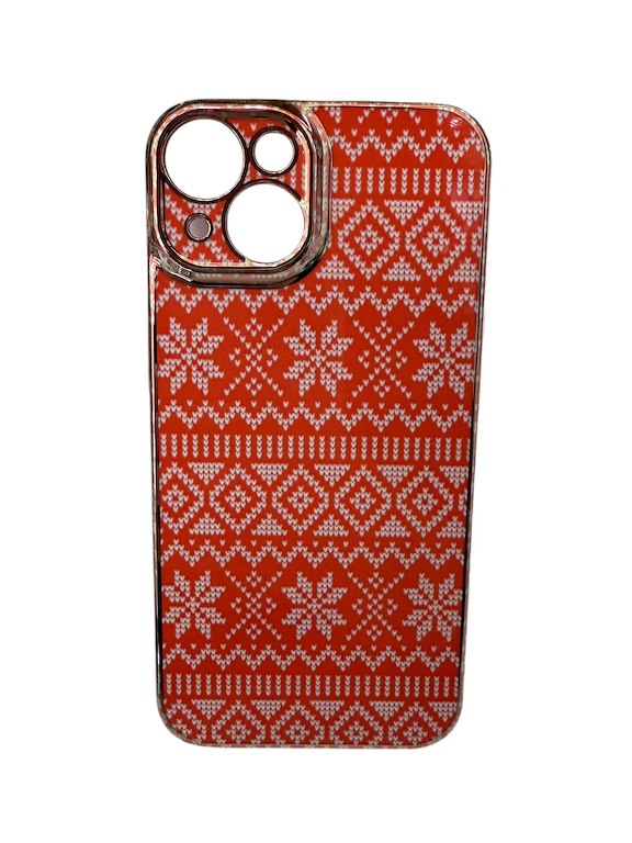 Maska Custom Fit za iPhone 14 christmas pattern