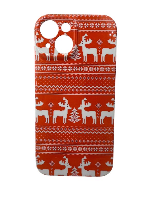 Maska Custom Fit za iPhone 15 christmas pattern