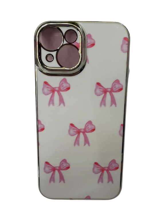 Maska Custom Fit za iPhone 15 bows pink