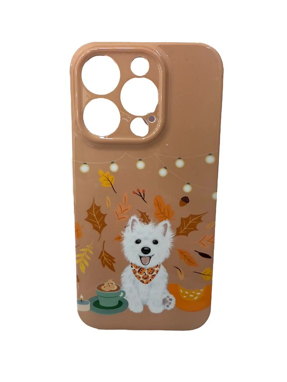 Maska Custom Fit za iPhone 15 pro westie autumn