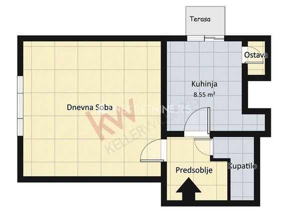 Stan 1.0, 41m2, Bore Stankovića (Pančevo), 49000e