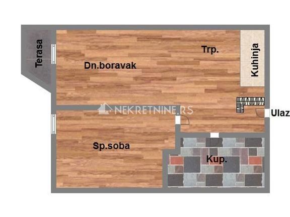 - Perfektan dvosoban u 40m2 - LUX izgradnja Trandžament -