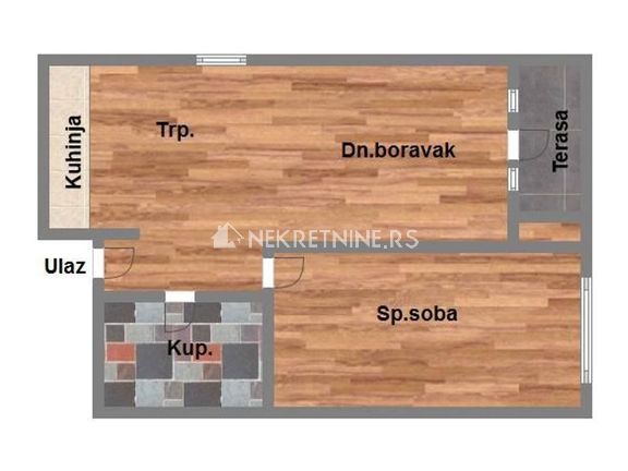 - Urbana gradnja - 43m2 dvosoban - Odličan kvalitet -