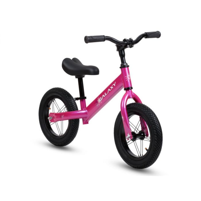 Balance bike 12" GALAXY roza