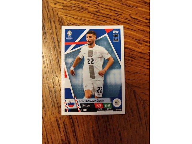 Match attax EURO 2024 sličica broj SVN09