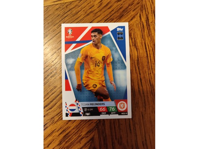 Match attax EURO 2024 sličica broj NED09