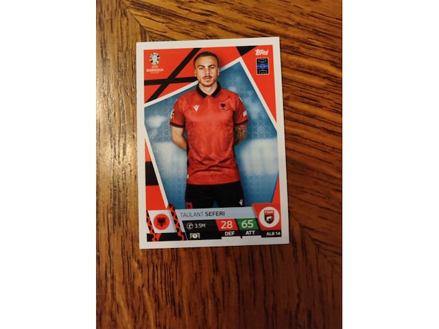 Match attax EURO 2024 sličica broj ALB14