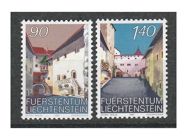 Liechtenstein - 1987 - Castle Vaduz - MNH