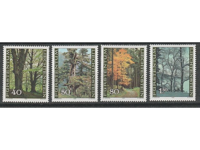 Liechtenstein - 1980 - Forest - MNH