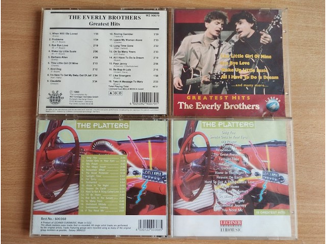 The Everly Brothers+The Platters - Greatest hits 2cd