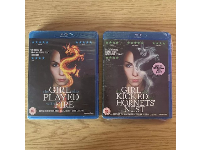 Girl Who Played with Fire i Girl Who Kicked Blu-Ray