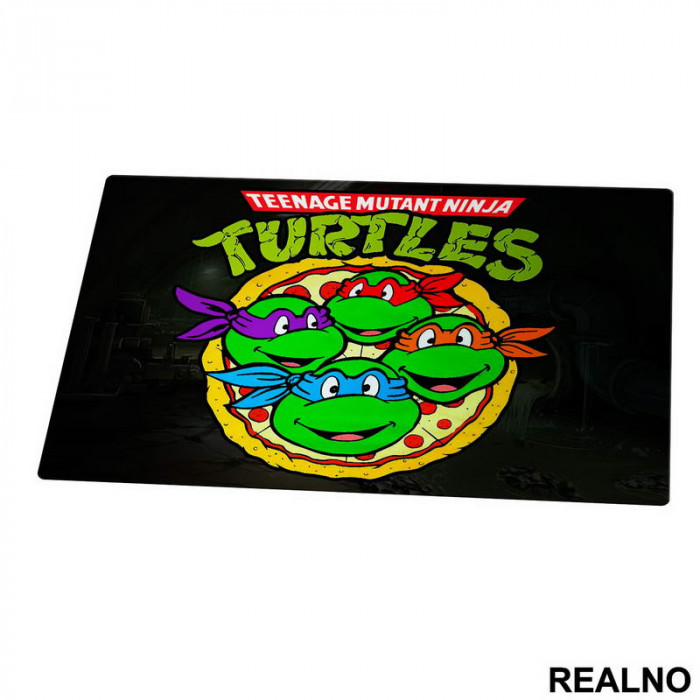 TURTLE PIZZA - NINDŽA KORNJAČE - PODMETAČ ZA STO