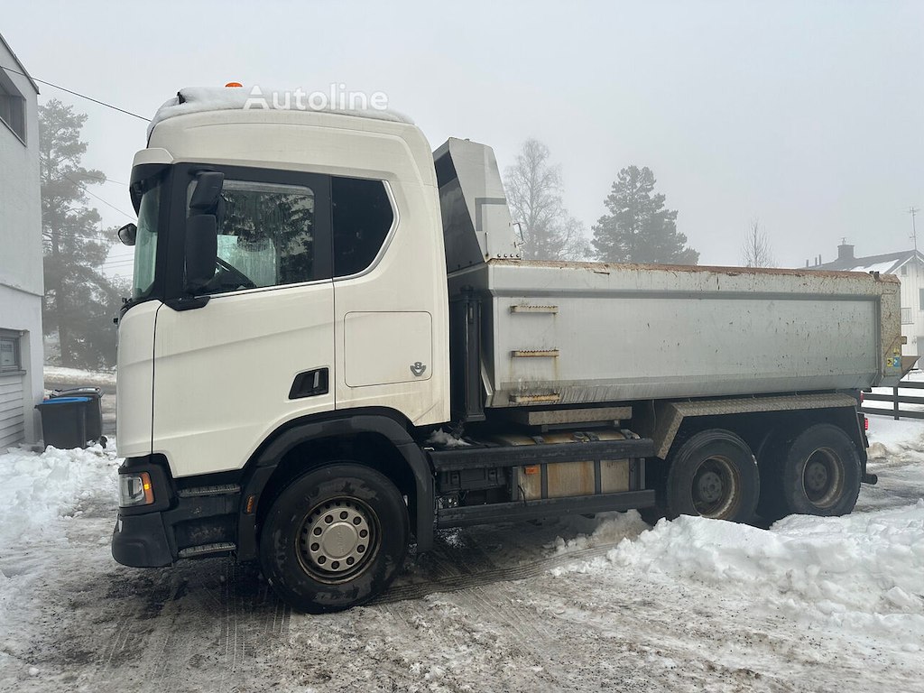 Scania R580 6x4 Retarder Full Steel kiper