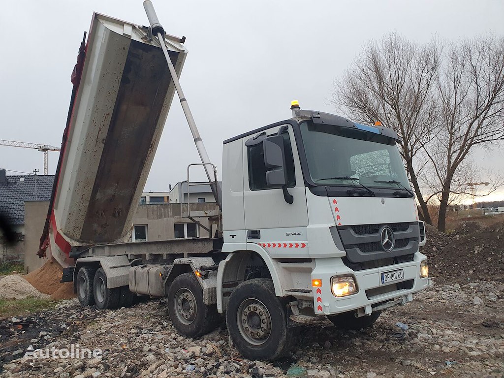 Mercedes-Benz Actros mp3 4144 8x4 tipper 27m3, EPS 3 PEDAL, air condition, ste kiper