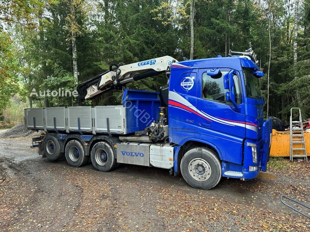 Volvo FH540 *8x4 *DUMPER + EFFER 315 + GRAB *PLATFORM 5.5m kiper