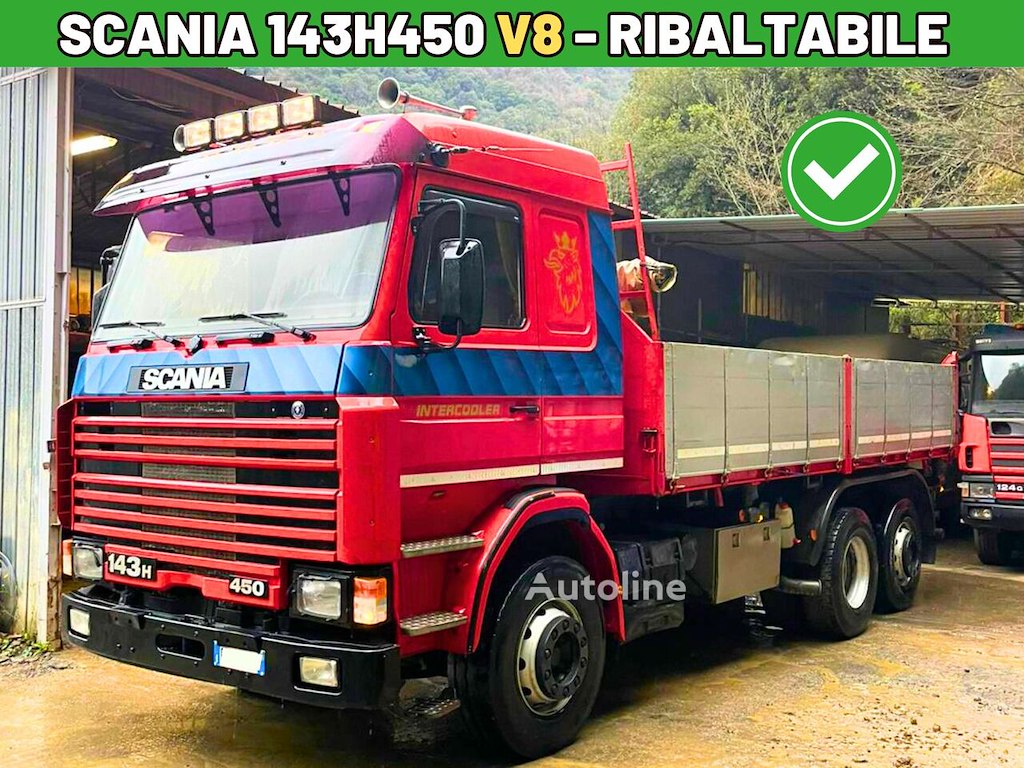 Scania 143H450 V8 Tipper 6x2 kiper