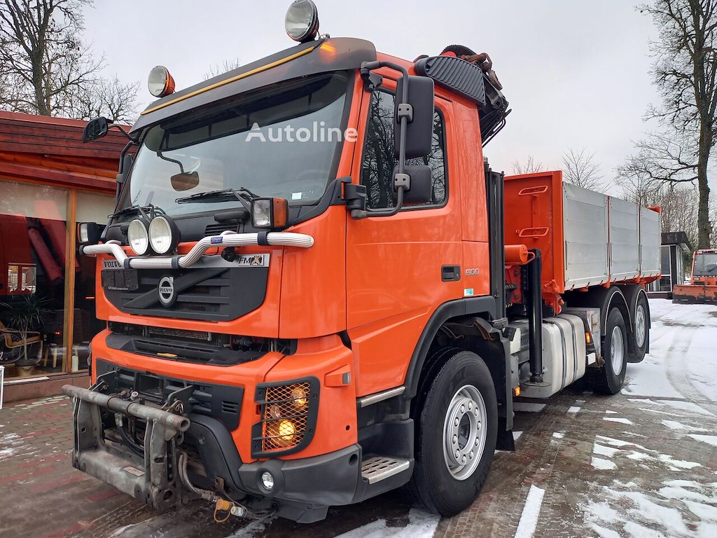 Volvo FMX500, 6x2, TIPPER-CRANE kiper