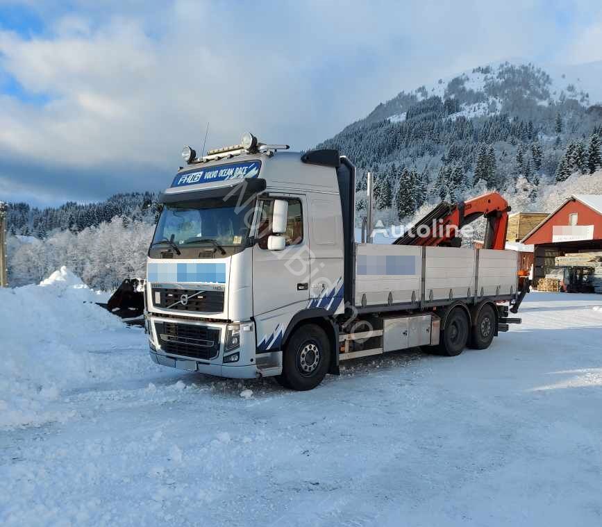 Volvo FH16 610 *6x2 *crane PALFINGER PK 23002 + WINCH *PLATFORM 6.5m kamion s ravnom platformom