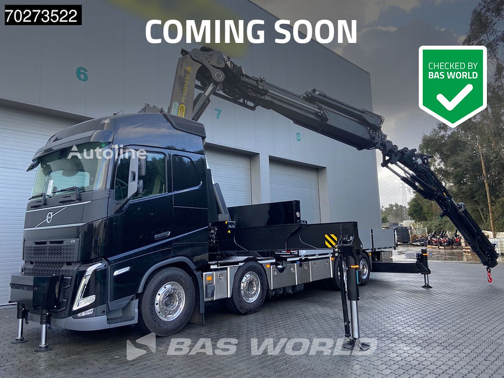 Novi Volvo FH 500 8X2 Palfinger PK110002 SH Crane + Fly-Jib Winch VEB+ Euro kamion s ravnom platformom