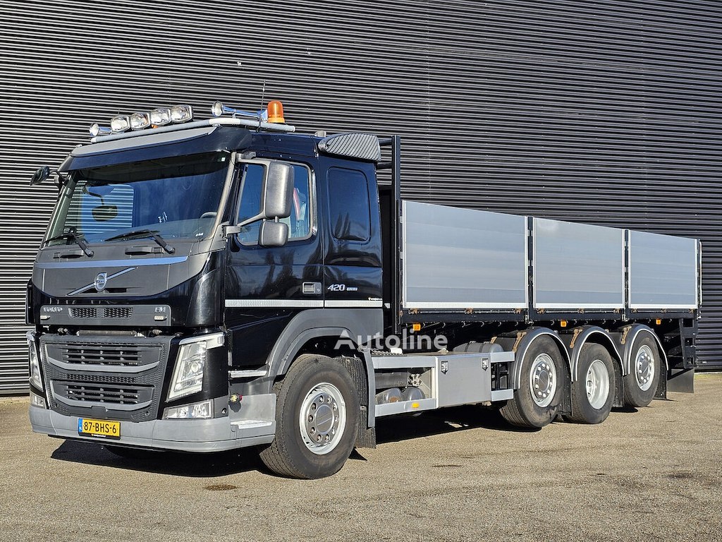 Volvo FM 420 8x2-6 / VEB+ / NL TRUCK kamion s ravnom platformom